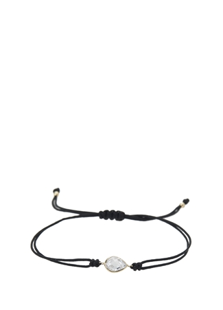 Collection-Alper Tunçoku Kadın Siyah Beyaz Damla Formlu Altın Rengi Bileklik EU Collection-Alper Tunçoku Kadın Siyah Beyaz Damla Formlu Altın Rengi Bileklik EU