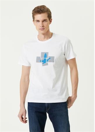 Beymen Club Erkek Beyaz Polaroid Kuş Baskılı T-shirt S Beymen Club Erkek Beyaz Polaroid Kuş Baskılı T-shirt S