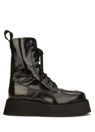 Gcds Kadın Siyah Deri Bot 36 EU