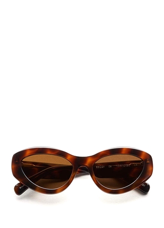 Chimi Kadın Turtle Desenli Yuvarlak Formlu Güneş Gözlüğü EU