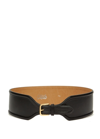 Beymen Club Kadın Siyah Kalın Deri Kemer 80 Beymen Club Kadın Siyah Kalın Deri Kemer 80