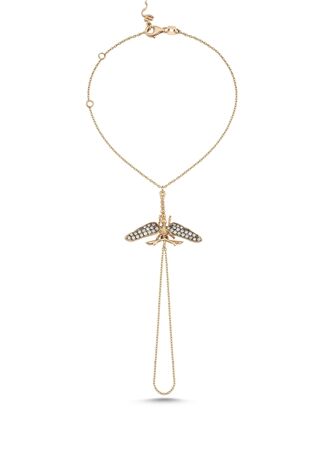 Aida Bergsen Kadın Libellule Pırlantalı Altın Rengi Şahmeran EU