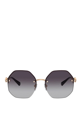 Bvlgari Kadın Geometrik Formlu Güneş Gözlüğü Pembe 58 EU Bvlgari Kadın Geometrik Formlu Güneş Gözlüğü Pembe 58 EU