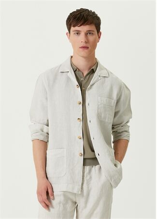 Boglioli Erkek Gömlek Bej 39 It