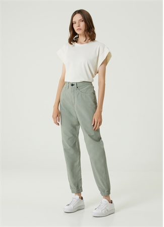 Rag&bone Kadın Engineered Relaxed Fit Yeşil Jogger Pantolon 25 Us Rag&bone Kadın Engineered Relaxed Fit Yeşil Jogger Pantolon 25 Us