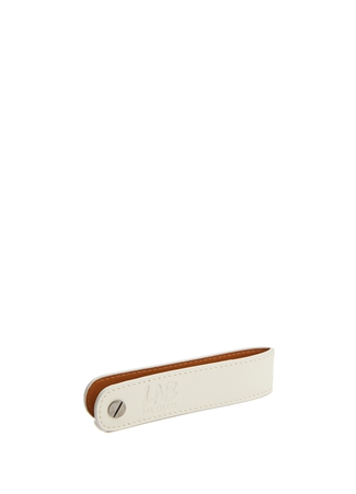 Palzileri Lab Erkek Beyaz Logo Detaylı Deri Anahtarlık Bej EU Palzileri Lab Erkek Beyaz Logo Detaylı Deri Anahtarlık Bej EU