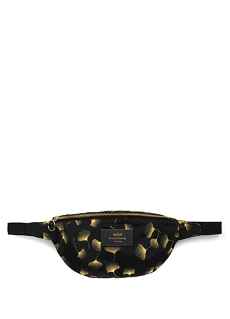 Wouf Kadın Kyoto Recycled Desenli Bel Çantası Siyah EU Wouf Kadın Kyoto Recycled Desenli Bel Çantası Siyah EU