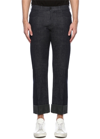 Pal Zileri Erkek Lacivert Normal Bel Boru Paça Jean Pantolon 32 IT Pal Zileri Erkek Lacivert Normal Bel Boru Paça Jean Pantolon 32 IT