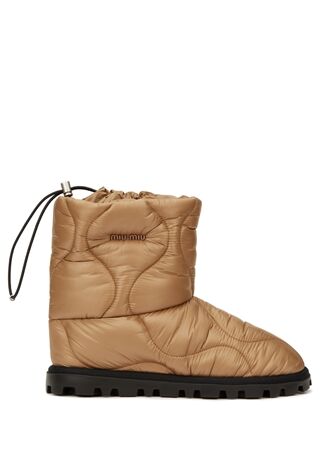 Miu Kadın Bej Kapitoneli Bot 36.5 EU