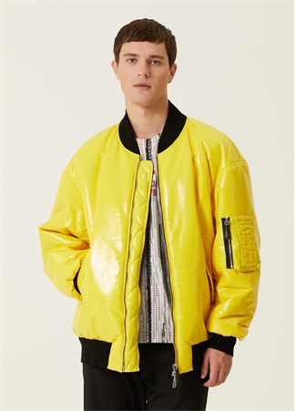 Dolce&Gabbana Erkek Sarı Bomber Mont S EU Dolce&Gabbana Erkek Sarı Bomber Mont S EU