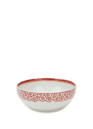 Vista Alegre Atlantis Coralina Desenli Porselen Kase Beyaz