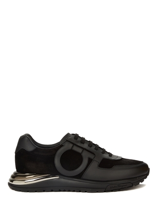 Salvatore Ferragamo Erkek Rainbow Gancini Siyah Sneaker 0.5 UK Salvatore Ferragamo Erkek Rainbow Gancini Siyah Sneaker 0.5 UK