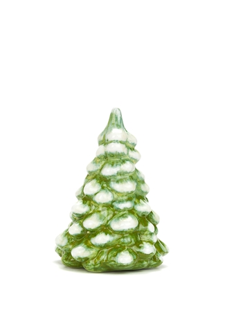 Les Ottomans Çam Ağacı Formlu Seramik Obje Çok Renkli