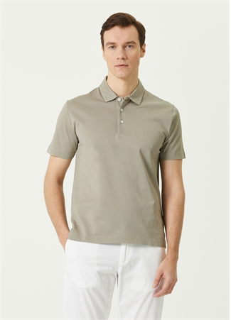 Canali Erkek Bej Polo Yaka T-shirt 50 IT Canali Erkek Bej Polo Yaka T-shirt 50 IT