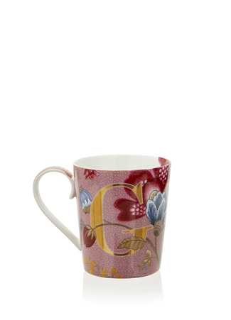 Pip Studio Pembe Harfli Porselen Mug Pip Studio Pembe Harfli Porselen Mug