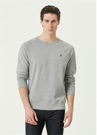 Polo Ralph Lauren Erkek Gri Sweatshirt S Eu