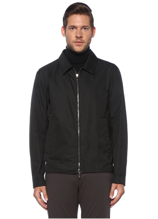 Pal Zileri Erkek Siyah İngiliz Yaka Mont 50 IT