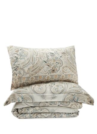 Etro Home Gri Desenli 240x220 cm Nevresim Takımı Etro Home Gri Desenli 240x220 cm Nevresim Takımı