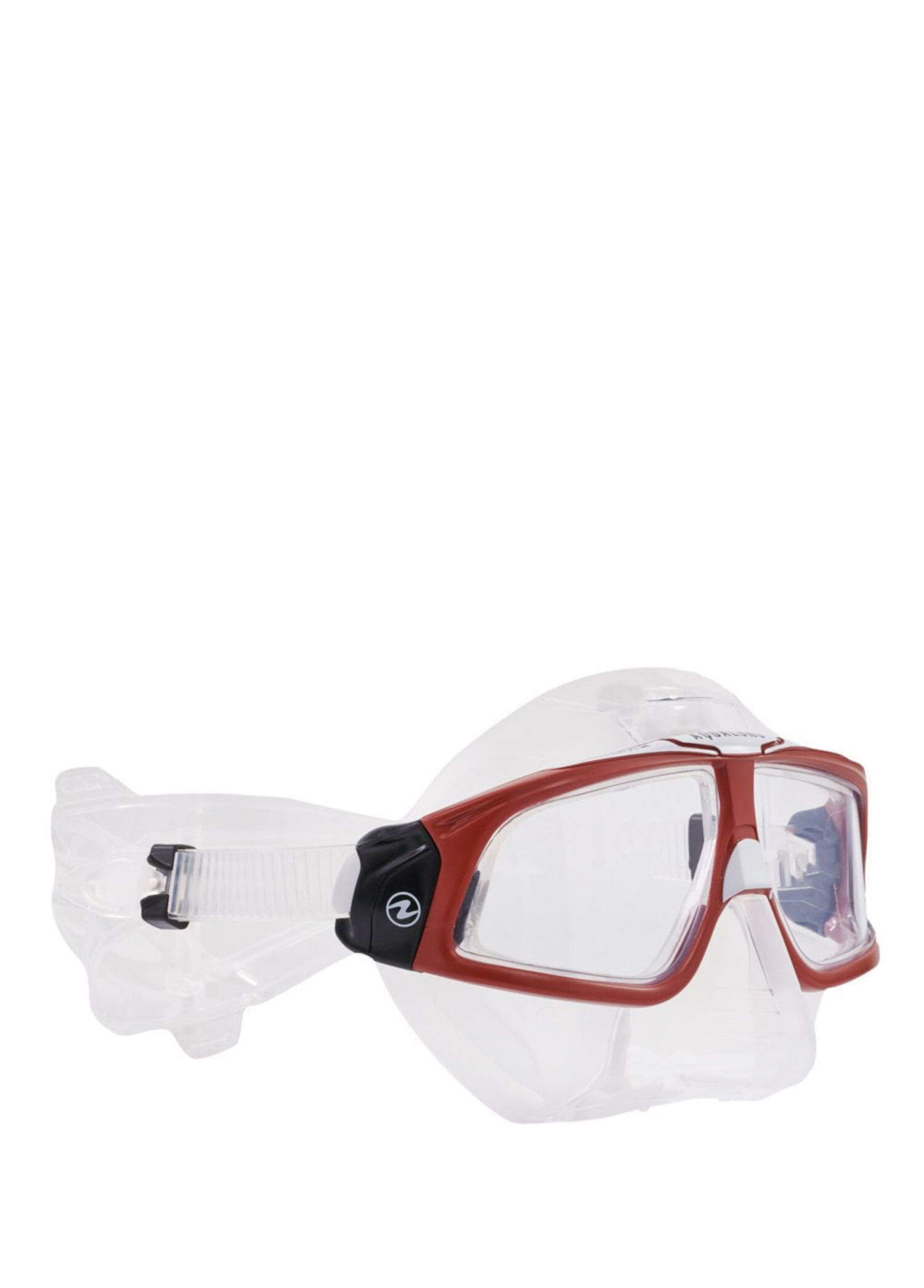 Aqualung - Sphera X Transparent Silicone Red Frame Diving Mask