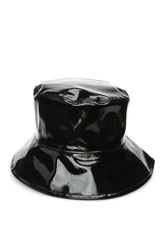 Eric Javits Kadın Siyah Parlak Dokulu Şapka EU Eric Javits Kadın Siyah Parlak Dokulu Şapka EU