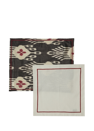Homes & Seasons Ikat Desenli 2li Amerikan Servis Seti Çok Renkli Homes & Seasons Ikat Desenli 2li Amerikan Servis Seti Çok Renkli
