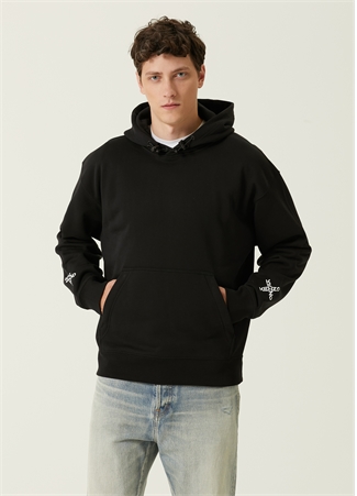 Kenzo Erkek Siyah Kapüşonlu Logolu Sweatshirt L EU Kenzo Erkek Siyah Kapüşonlu Logolu Sweatshirt L EU