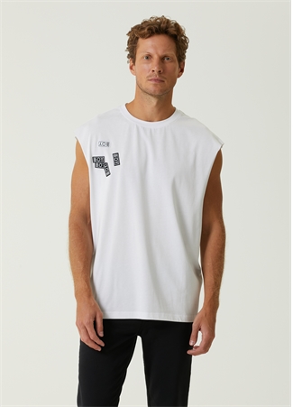 Boy London Erkek Beyaz Logo Patchli T-shirt S EU Boy London Erkek Beyaz Logo Patchli T-shirt S EU