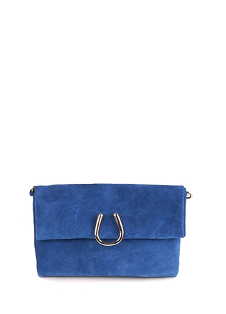 Mare Atelier Kadın Rehi Mini Mavi Deri Omuz Çantası Lacivert EU