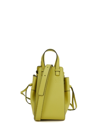 Loewe Kadın Yeşil Logolu Deri Omuz Çantası EU Loewe Kadın Yeşil Logolu Deri Omuz Çantası EU