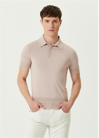Tom Ford Erkek Somon Polo Yaka T-shirt Pembe 50 It Tom Ford Erkek Somon Polo Yaka T-shirt Pembe 50 It