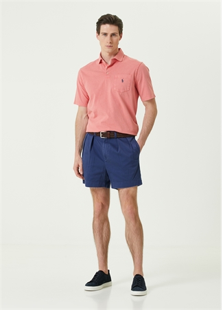 Polo Ralph Lauren Erkek Lacivert Çift Pilili Şort 30 Us