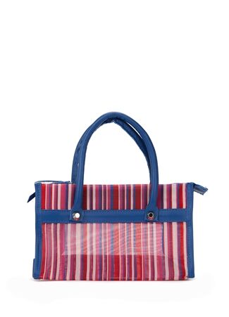 Tepito Bags Kadın Kırmızı Çizgili Çanta EU Tepito Bags Kadın Kırmızı Çizgili Çanta EU