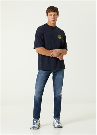 7 For All Mankind Erkek Slimmy Tapered Fit Lacivert Jean Pantolon Mavi 36 US 7 For All Mankind Erkek Slimmy Tapered Fit Lacivert Jean Pantolon Mavi 36 US