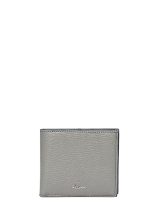 Pineider Erkek Gri Logolu Dokulu Deri Cüzdan EU Pineider Erkek Gri Logolu Dokulu Deri Cüzdan EU