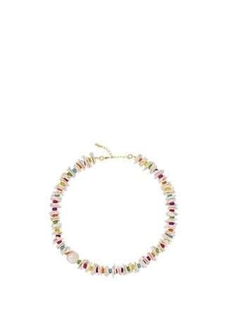 Sol By Studio Kadın Colorblocked Boncuklu Kolye EU