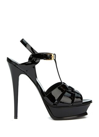 Kadın Tribute Siyah Deri Sandalet 36 EU Kadın Tribute Siyah Deri Sandalet 36 EU