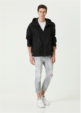 Dsquared2 Kadın Piranha Gri Cropped Jean Pantolon 42 It Dsquared2 Kadın Piranha Gri Cropped Jean Pantolon 42 It