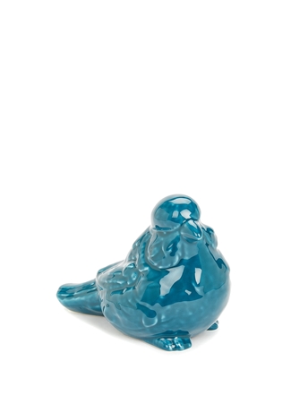 Vpinteriorismo Mavi Kuş Formlu Seramik Obje