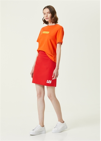 Les Benjamins Kadın Dlanoir Kırmızı Logolu Mini Etek M Eu Les Benjamins Kadın Dlanoir Kırmızı Logolu Mini Etek M Eu