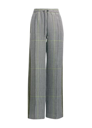 Adidas X Ivy Park Kadın Siyah Beyaz Ekose Desenli Pantolon Gri L EU