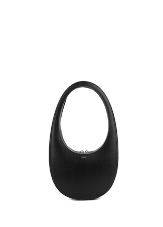 Coperni Kadın Siyah Logolu Deri El Çantası EU