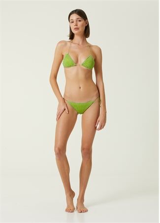 Oseree Kadın Yeşil Sim Dokulu Bikini Takımı S Eu