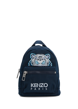 Kenzo Kadın Lacivert Logo Nakışlı Sırt Çantası EU Kenzo Kadın Lacivert Logo Nakışlı Sırt Çantası EU