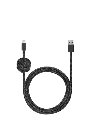 Native Union Night Siyah Lightning USB Kablo EU Native Union Night Siyah Lightning USB Kablo EU
