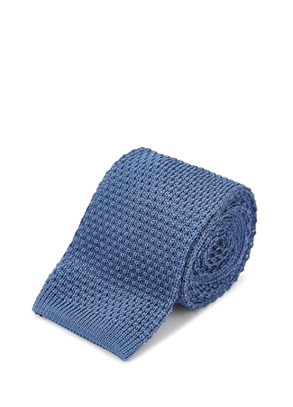 Palzileri Lab Erkek Mavi Dokulu İpek Kravat EU Palzileri Lab Erkek Mavi Dokulu İpek Kravat EU