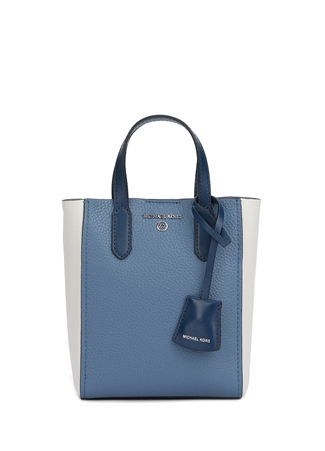 Michael Kors Kadın Mavi Logolu Deri Omuz Çantası EU Michael Kors Kadın Mavi Logolu Deri Omuz Çantası EU