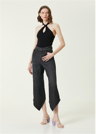 Loewe Kadın Curved Siyah Kesim Detaylı Jean Pantolon 34 It Loewe Kadın Curved Siyah Kesim Detaylı Jean Pantolon 34 It