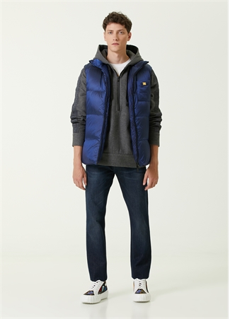 Fendi Erkek Lacivert Logo Patchli Jean Pantolon 34 US Fendi Erkek Lacivert Logo Patchli Jean Pantolon 34 US