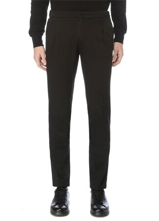 Rehash Erkek Siyah Normal Bel Dar Paça Pantolon 30 US