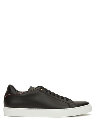 Paul Smith Erkek Siyah Deri Sneaker 7 UK